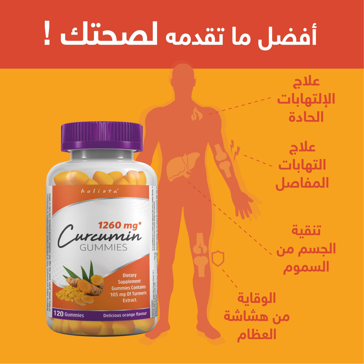 Curcumin Gummies | 105mg Turmeric Extract